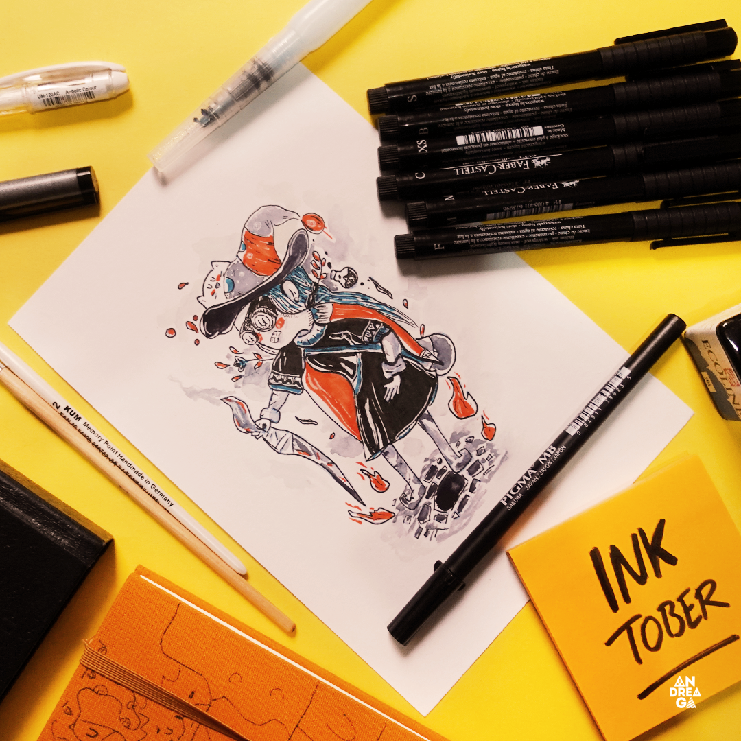 Todo sobre INKTOBER! ¿Qué es? – Andreaga