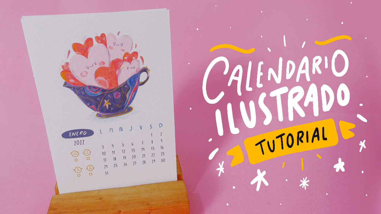 ¿Cómo hacer un calendario ilustrado? – Andreaga